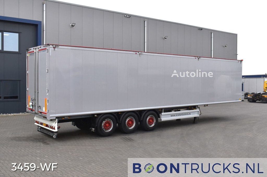 Kraker CF-200 | 92M³ * 10mm FLOOR * NL TRAILER * APK 03-2025 poluprikolica sa pokretnim podom