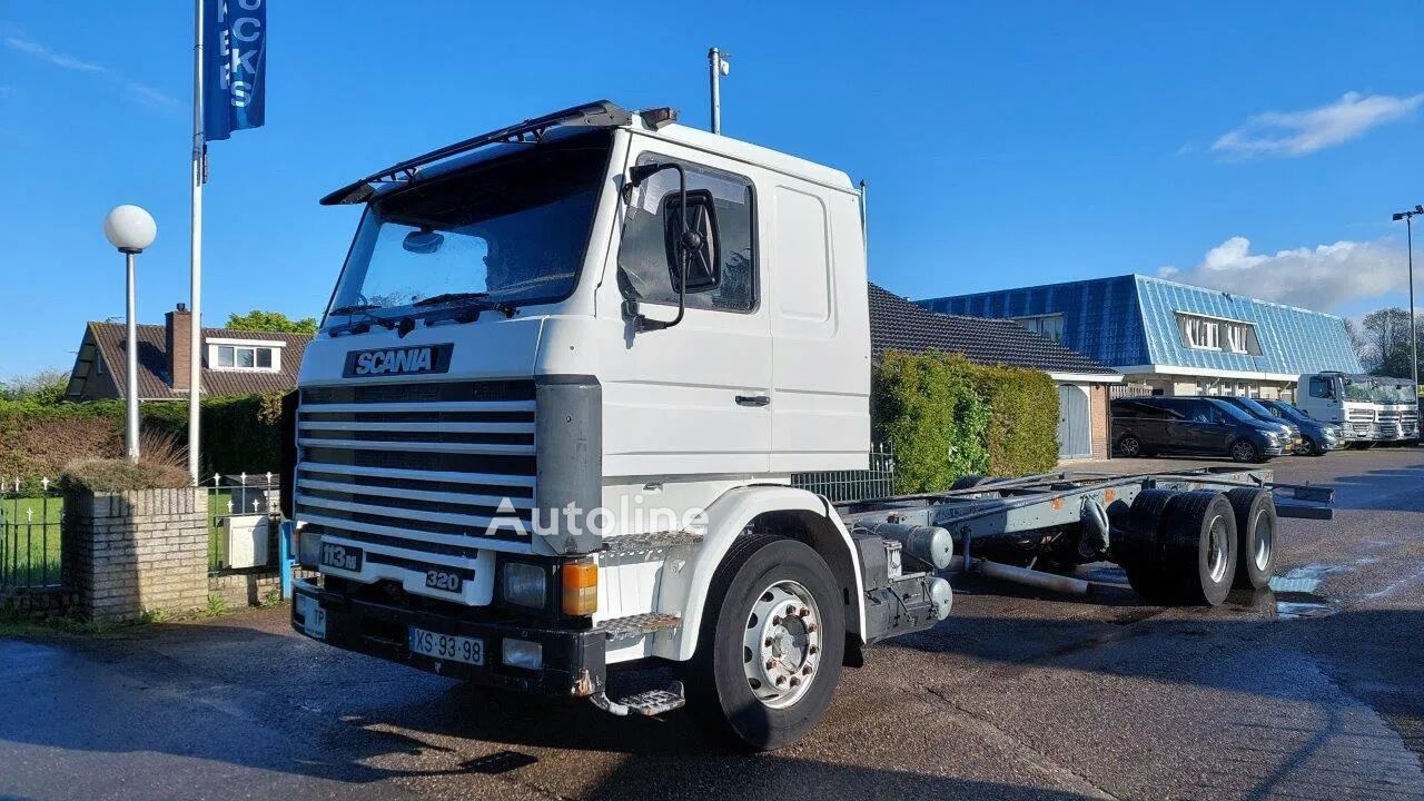 Scania R113-320 6X2 MANUAL GEARBOX FULL STEEL SPRING 10 TYRES kamion šasija