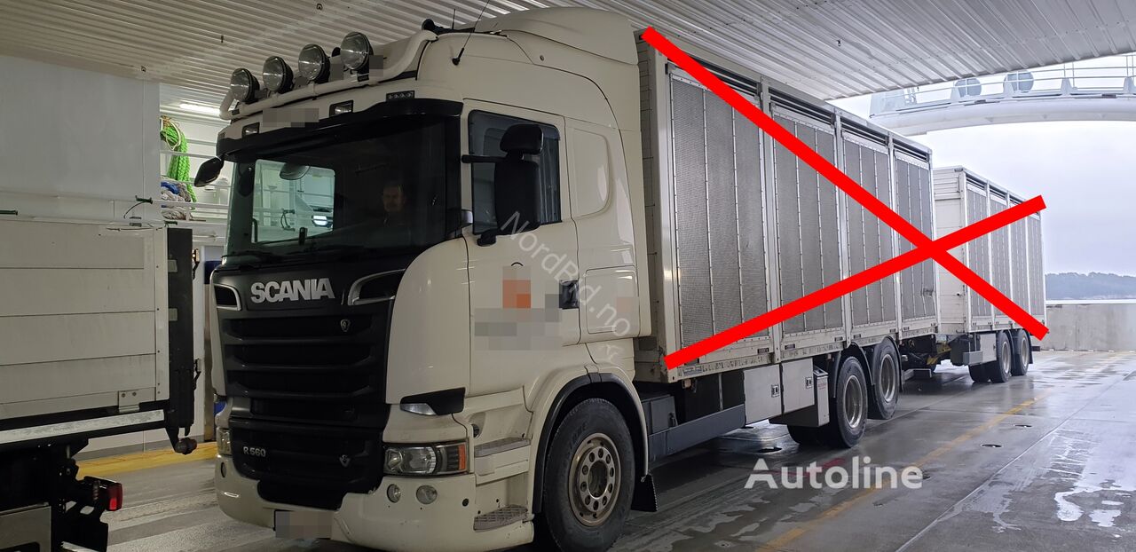 Scania R560 *6x2 *CHASSIS *REAR LIFT *WB=5.10m kamion šasija