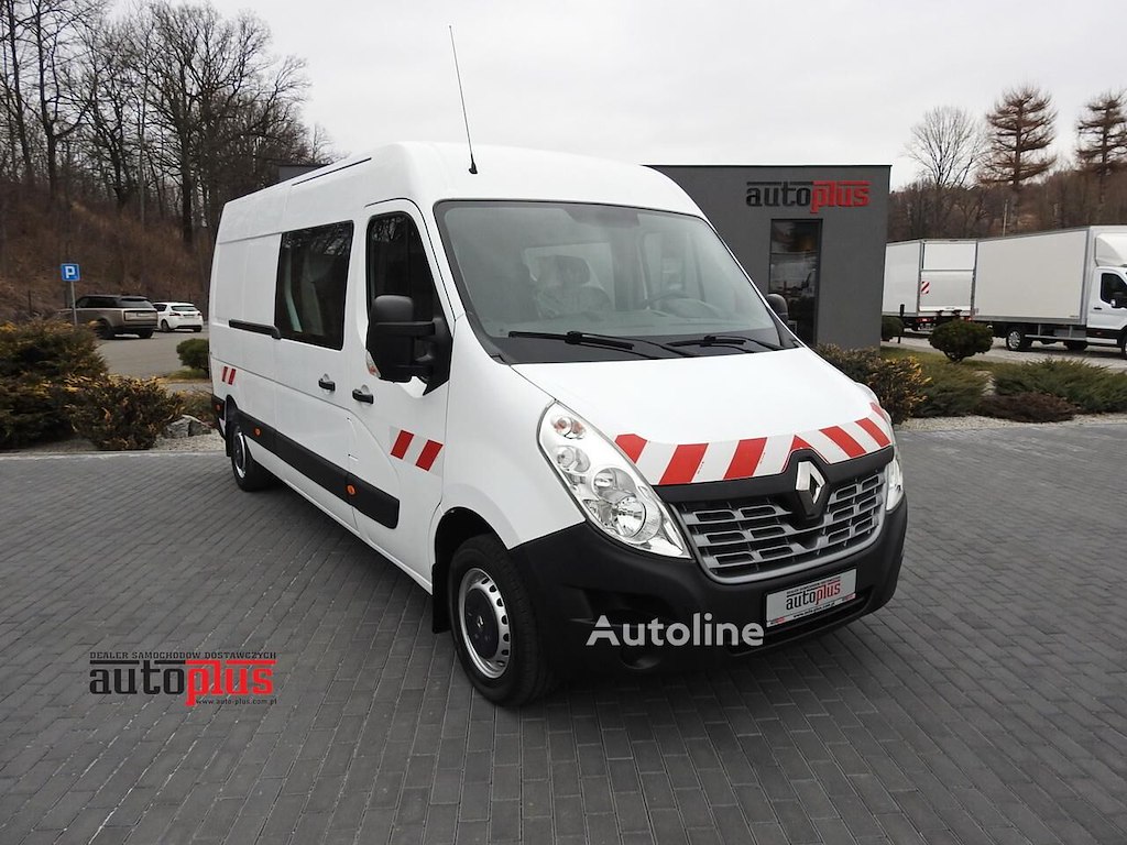 Renault MASTER FURGON BRYGADÓWKA 7 MIEJSC TEMPOMAT KLIMATYZACJA 130KM kombi minibus