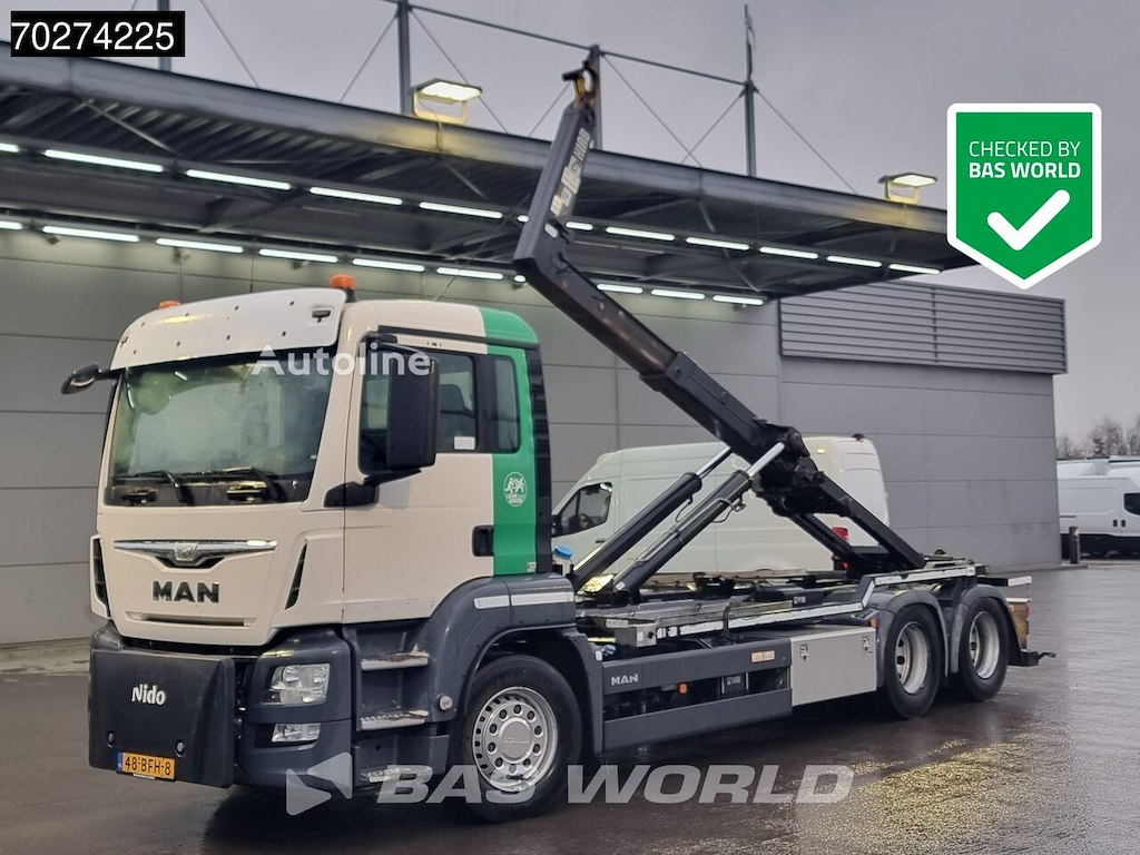 MAN TGS 28.360 6X2 NL-Truck 21tons HIAB XR21S61 Liftachse Navi Euro kamion rol kiper