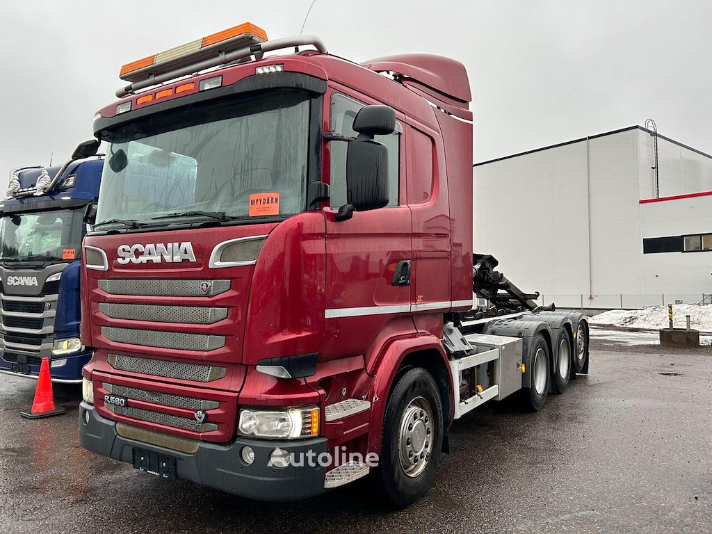 Scania R 580 | V8 | Multilift XR 20 ton | EURO 6 kamion rol kiper