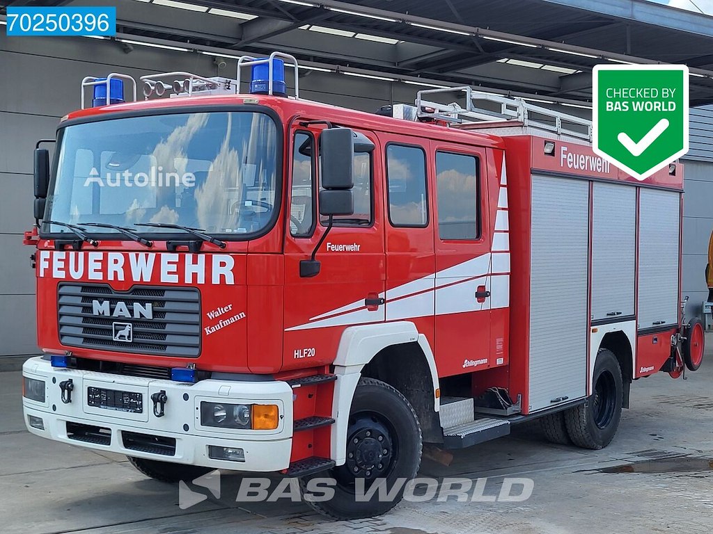 MAN TGA 14.284 4X4 4x4 Manual Steelsuspension Euro 2 Feuerwehr vatrogasno vozilo