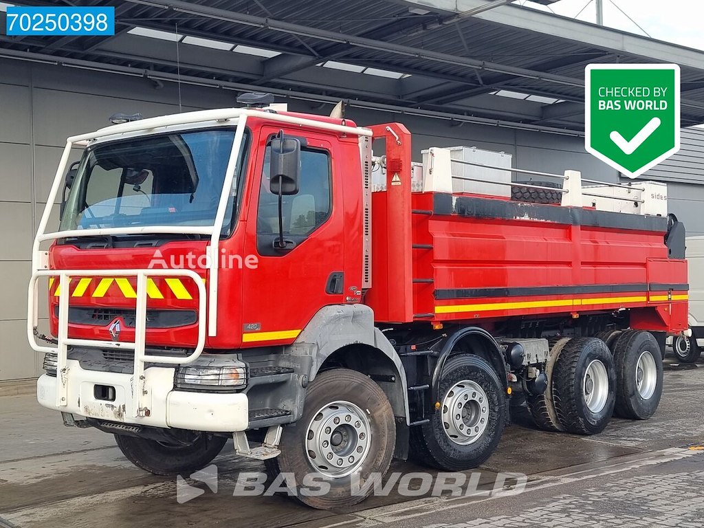 Renault Kerax 420 8X4 SIDES 14.500ltr Fire truck Manual Retarder Euro 3 vatrogasno vozilo