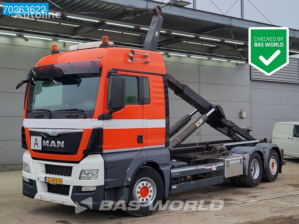 MAN TGX 26.440 6X2 NL-Truck 25tons VDL Standklima Liftachse Euro 6 kamion rol kiper