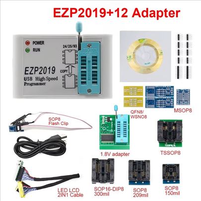 Programator USB EEPROM FLASH EZP2019+ 24/25/26/93