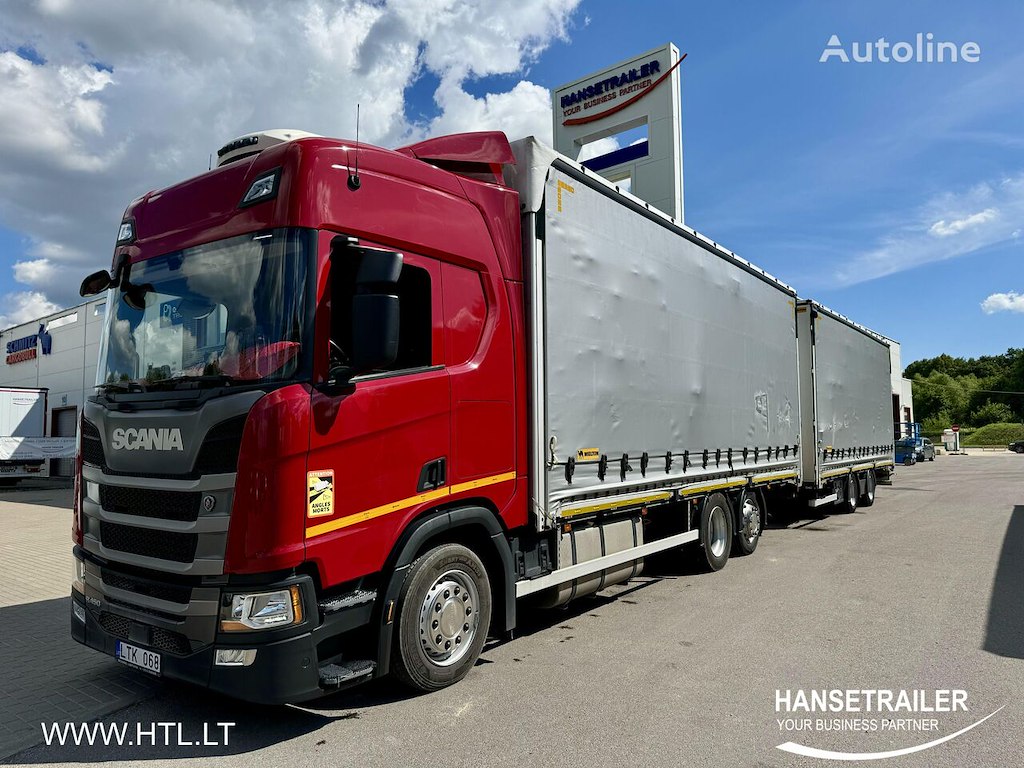 Scania R450 Retarder + Wielton kamion sa klizna zavesa cerada