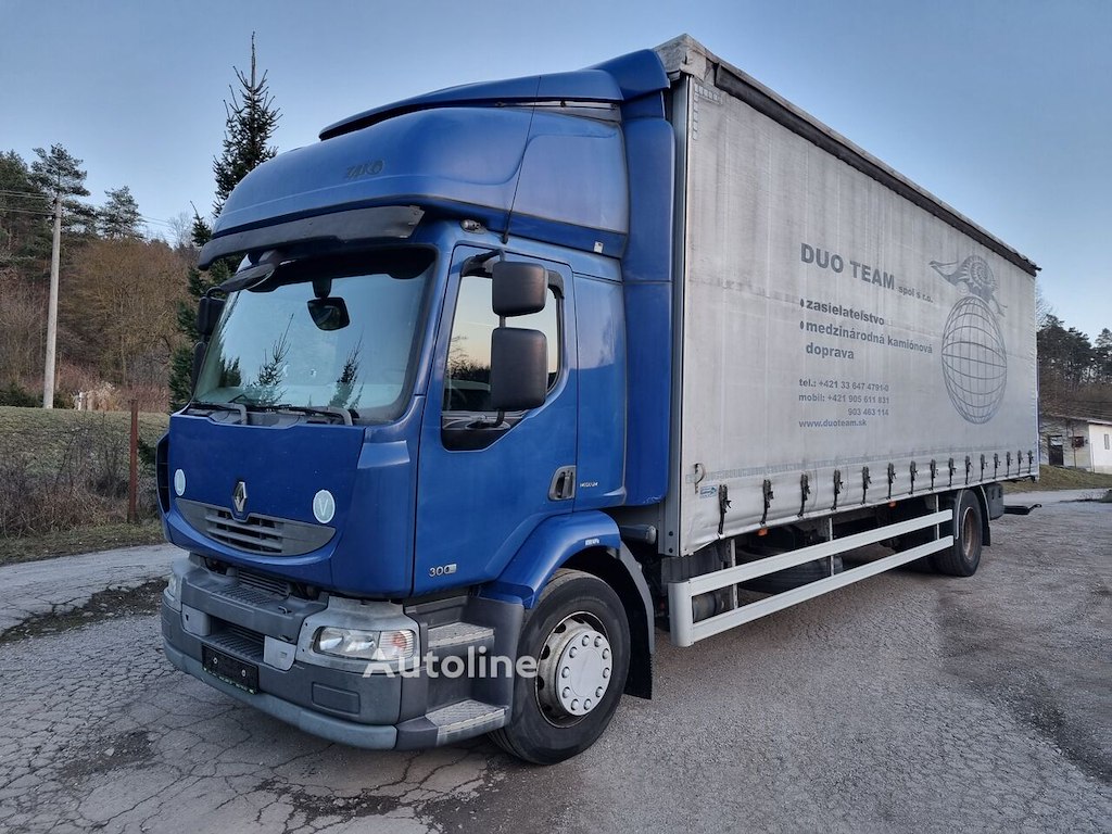 Renault MIDLUM 300.18 DXi 9m platform + LBW kamion s ceradom