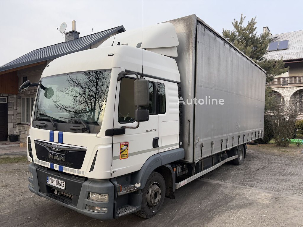 MAN Tgl 12.250 / Euro 6 / firanka / Manual kamion s ceradom