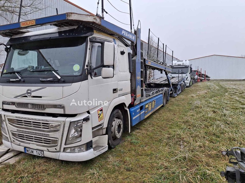 Volvo FM + ROLFO 2015 autotransporter + prikolica autotransportera