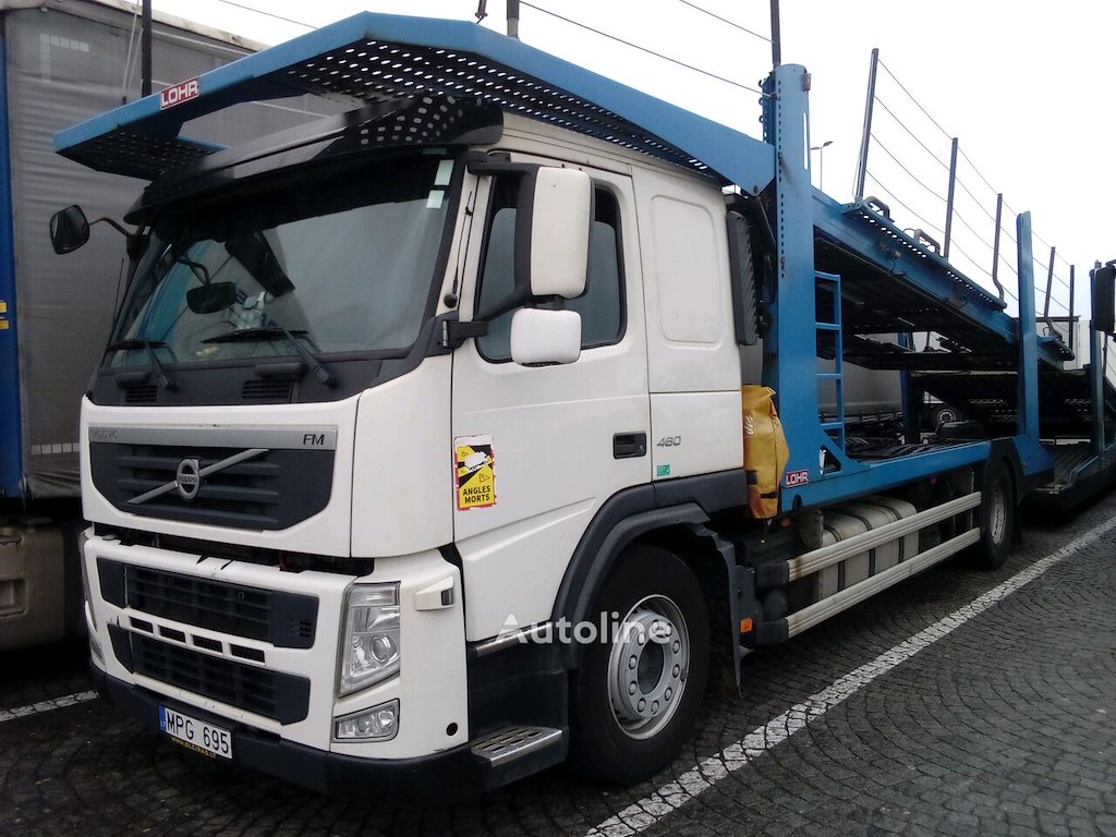 Volvo FM + LOHR 2011 autotransporter + prikolica autotransportera