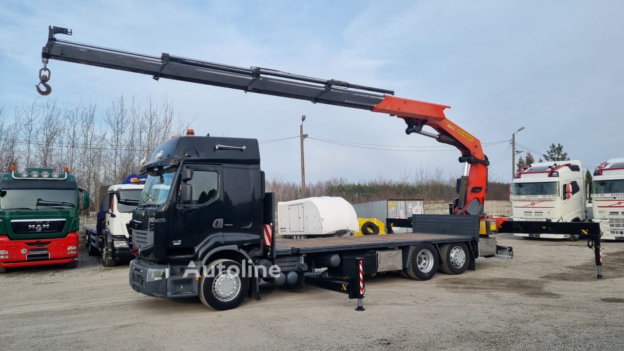 Renault PREMIUM 6x2 + PALFINGER 40002 kamion platforma