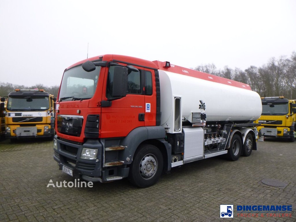 MAN TGS 26.320 6X2 RHD fuel tank 20 m3 / 4 comp autocisterna za gorivo