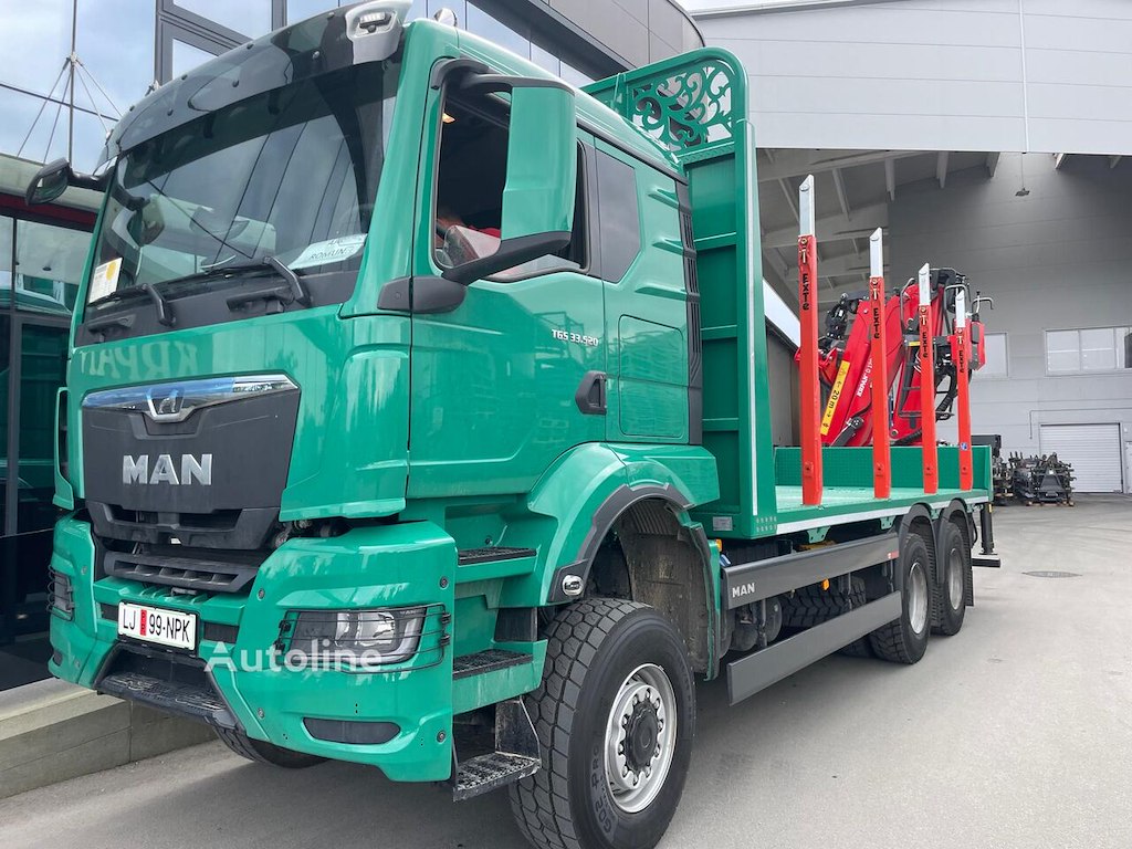 Novi MAN TGS 33.520 6x6 BB CH kamion za prevoz drva