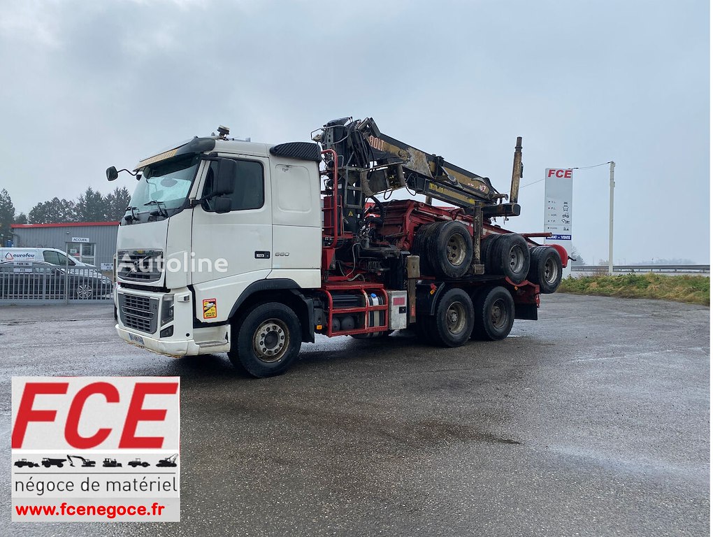 Volvo FH 660 RETARDER /DIEBOLT D2887 2017 kamion za prevoz drva nakon udesa