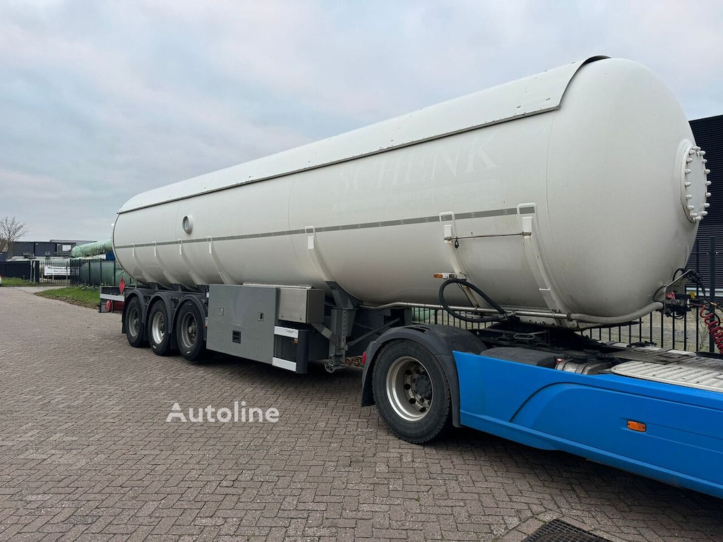 Burg Tanktrailer Burg 48500L lpg Lift axle kamion za transport gasa