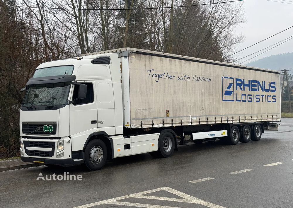 Volvo FH 500 tegljač + poluprikolica sa kliznom ceradom