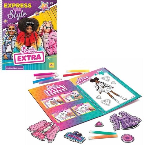 Barbie Sketch Book Express Your Style Lisciani 12679