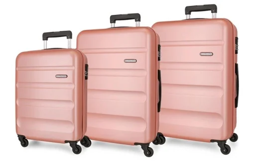 ROLL ROAD ABS Set kofera 3/1 - Powder pink PRS-58.494.6C