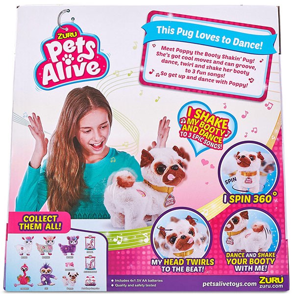 ZURU Pets Alive Mops Poppy interaktivna kuca 9521