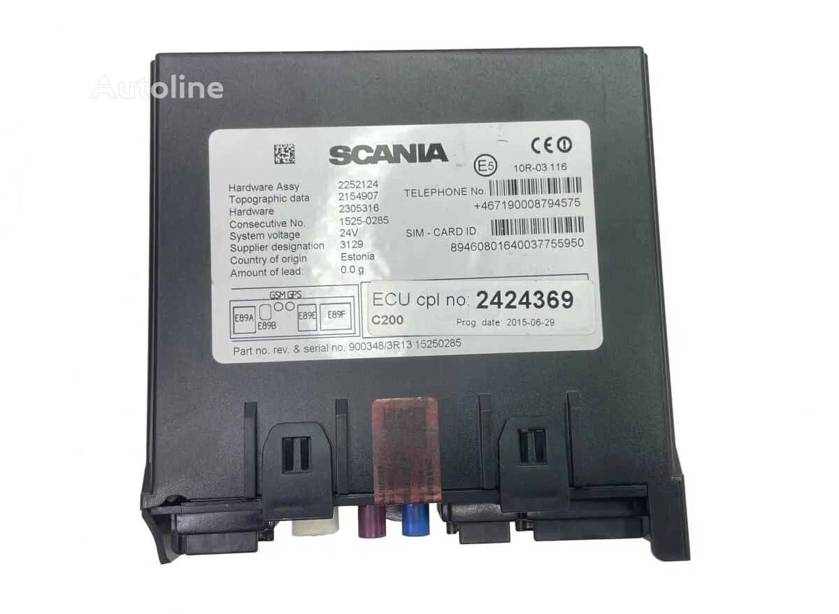 Unitate de Control ECU upravljačka jedinica za Scania 2424369 kamiona