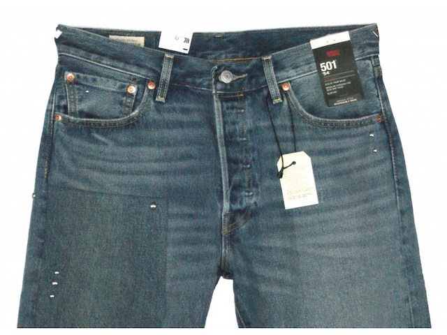 LEVIS 501 farmerke - Big E - W33 L30 sa nitnama - USA