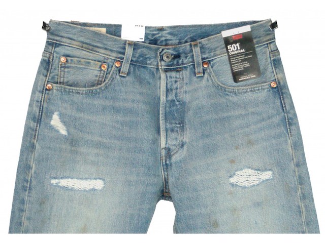 LEVIS 501 farmerke - Big E - W29 L32 Distressed Style