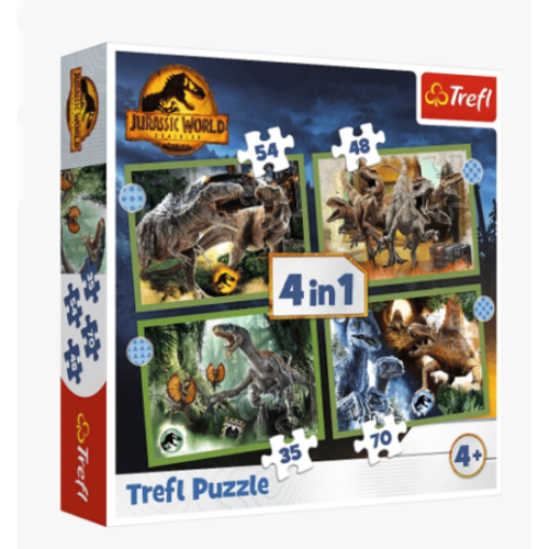 Puzzle 4 U 1 Dinosaurusi