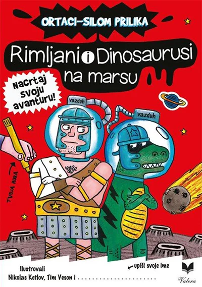 Slikovnica - Rimljani i dinosaurusi na marsu