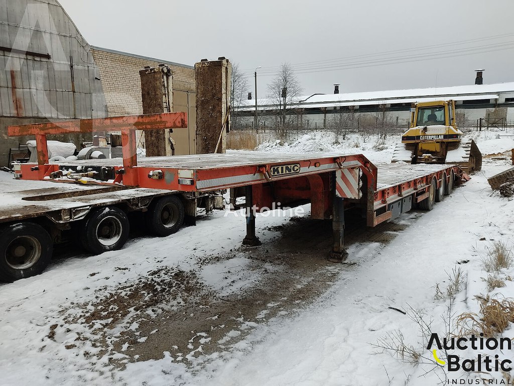 Prodaje se King Low Loader poluprikolicu sa kliznom ceradom na aukciji