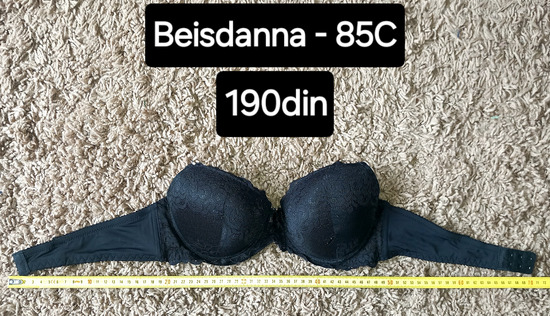 Beisdanna grudnjak brushalter crne boje 85C