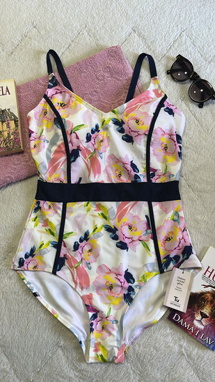 ❤️SNIŽENO❤️TU kupaći, floral, M/L, NOVO/etiketa