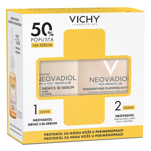 VICHY WINTER NEOVADIOL DNEVNA KREMA+MENO BI-SERUM PERI SUVA KOŽA 8214 PROMO PAKET