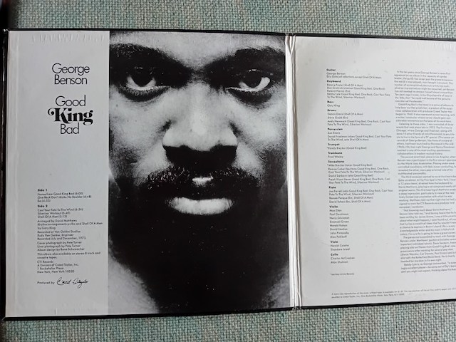 George Benson Good king bad