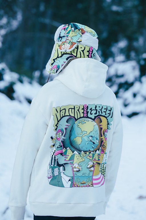 W's Oversized Gipp NATURE Hoodie