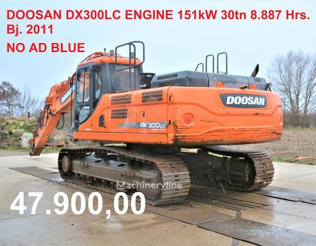 Doosan DX300LC bager guseničar