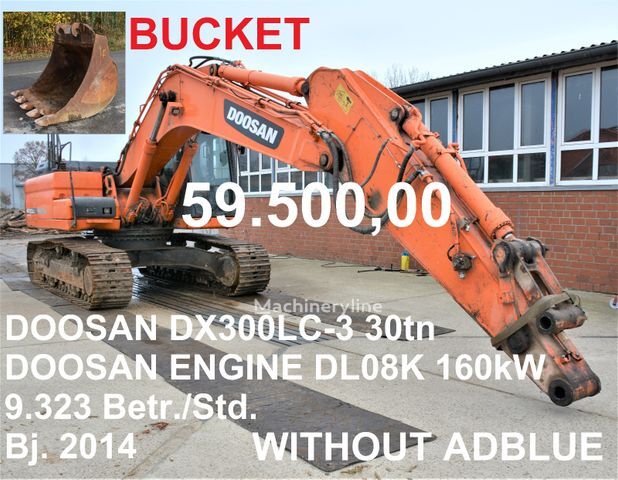 Doosan DX300LC-3 bager guseničar