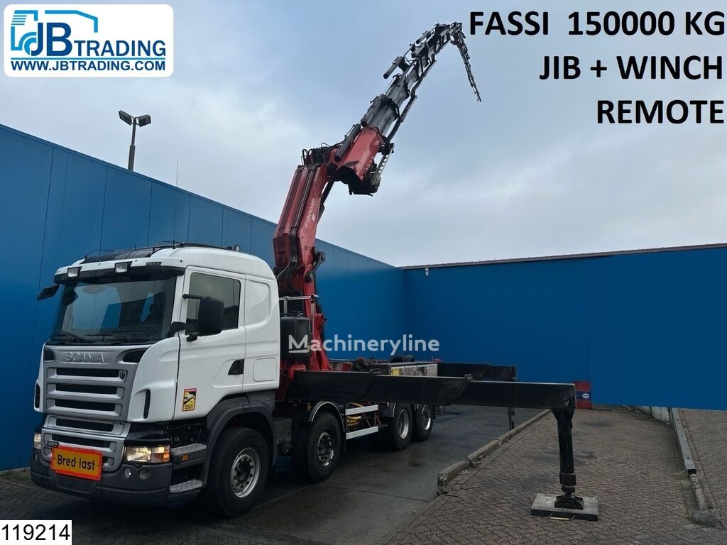 Scania R 420 8X2, EURO 3, Fassi, JIP, 150.000 KG pokretna dizalica