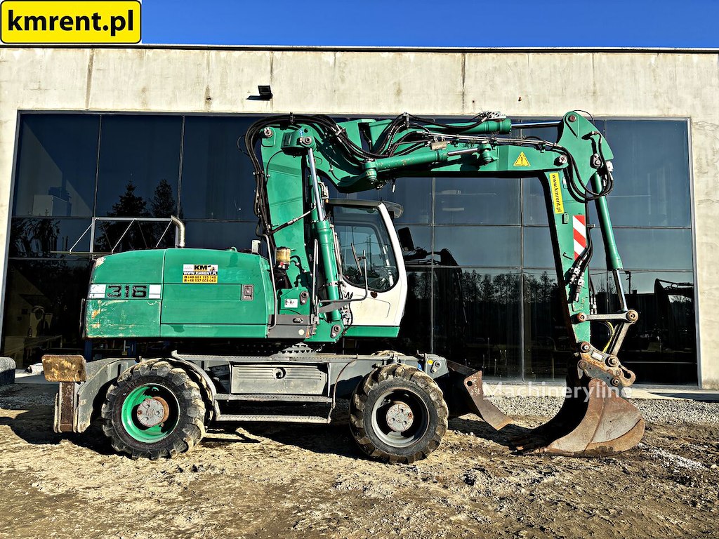 Liebherr A 316 KOPARKA KOŁOWA 2011r. | KOMATSU PW 160 180 , JCB JS 175 CA bager točkaš