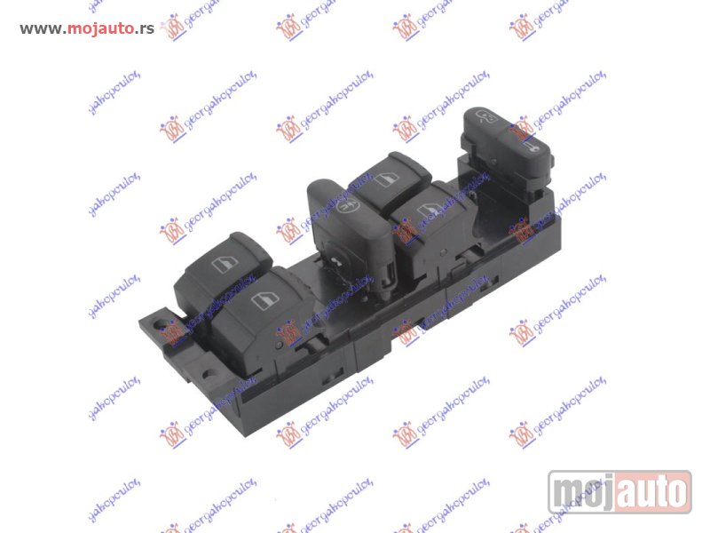 PREKIDAC U PREDNJIM VRATIMA (4 TASTERA) (CRVENO SVETLO) (9 PIN) Levo Seat leon 99-05 -dostupno