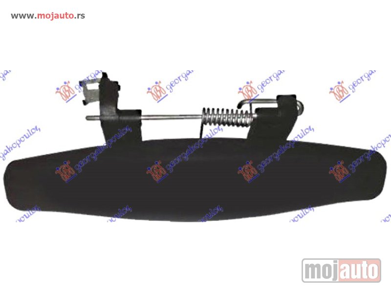 KVAKA PREDNJIH/ZADNJIH VRATA SPOLJASNJA CRNA Desno Dacia sandero 08-12 -dostupno