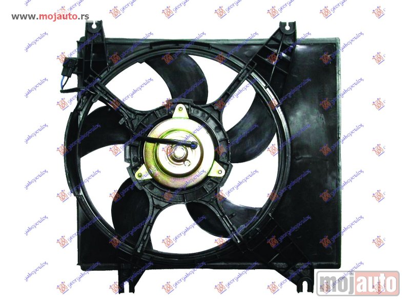 VENTILATOR HLADNJAKA KOMPLET (BENZIN) (+/-AC) Hyundai atos 97-00 -dostupno