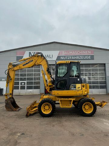 Komatsu PW98 MR-6 **BJ 2008 *10550H/Alle Leitungen /SW bager točkaš