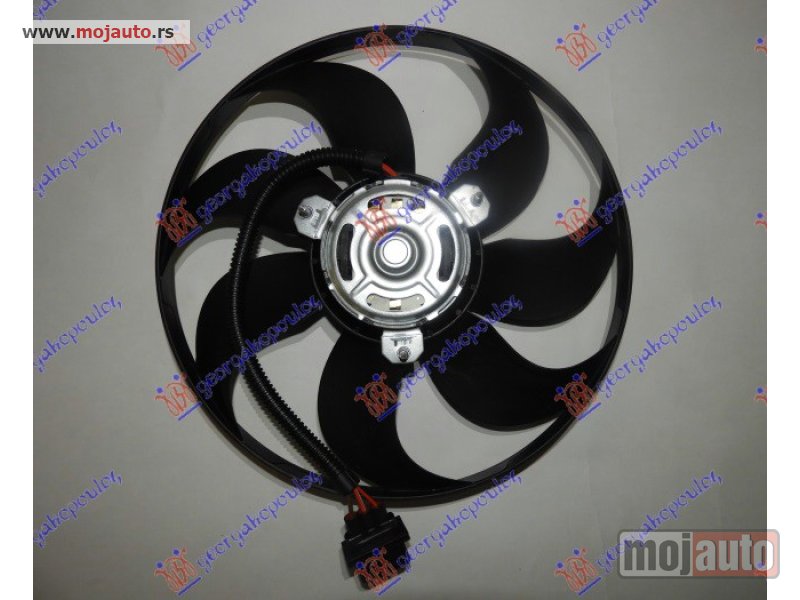 VENTILATOR HLADNJAKA (MOTOR+ELISA) (345mm) (250/60w) (3 PIN) Vw lupo 98-05 -dostupno