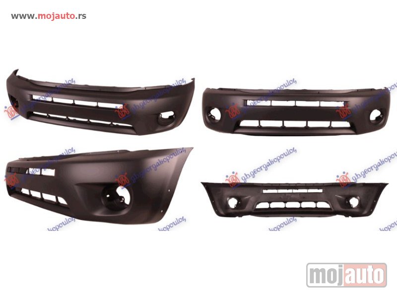 PREDNJI BRANIK (SA OTVORIMA ZA RUBOVE) 04-05 (A KVALITET) Toyota rav 4 (xa20) 00-05 -dostupno
