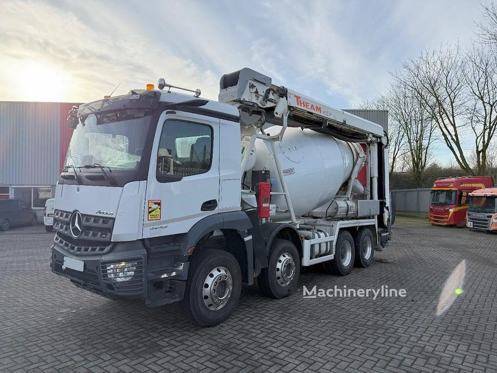 Mercedes-Benz Arocs 3242 / ENGINE RUNNING / ONLY:67189 KM / THEAM T3D16 MIXER kamion s mešalicom za beton nakon udesa