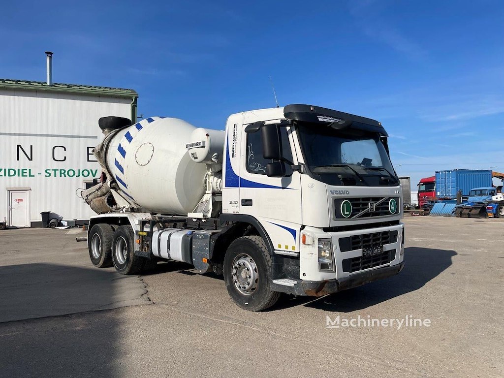 Volvo FM 340 64R domiešavac, nadstavba LIEBHERR 7m3 6x4 EURO 4 manuál kamion s mešalicom za beton