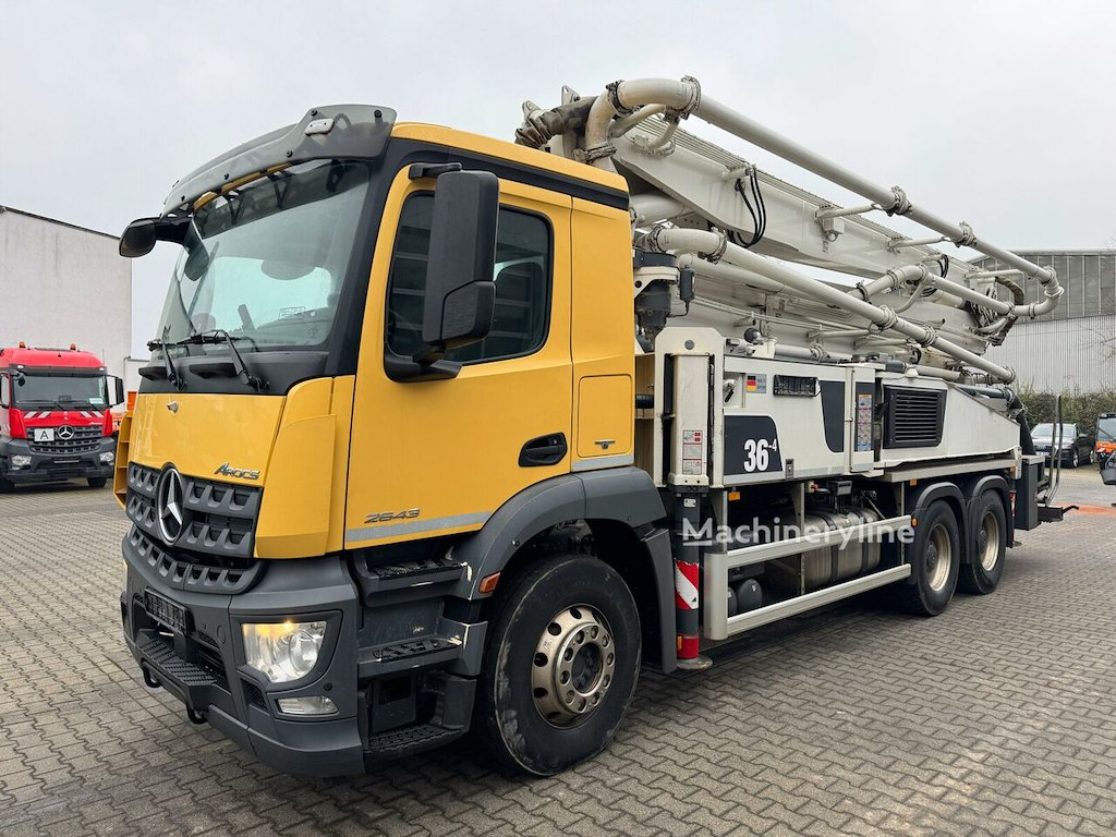 Putzmeister BSF 36/4 na šasiji Mercedes-Benz AROCS 2643 6x4 EURO6 POMPA DO BETONU PUTZMEISTER BSF36-4.16 pumpa za beton