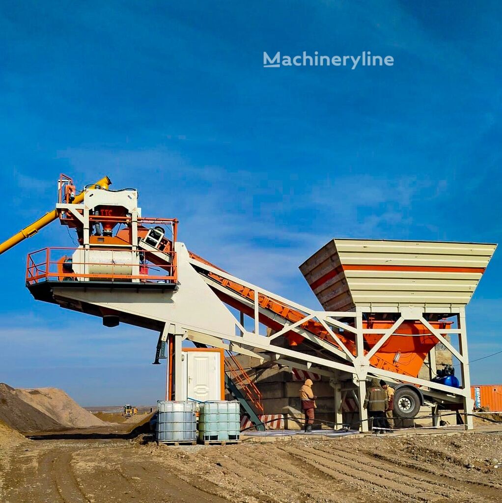 Nova Mega 60 m³ Mobile Concrete Batching Plant fabrika betona