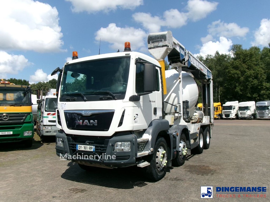 MAN TGS 32.360 8X4 Euro 6 Imer belt mixer 9 m3 kamion s mešalicom za beton